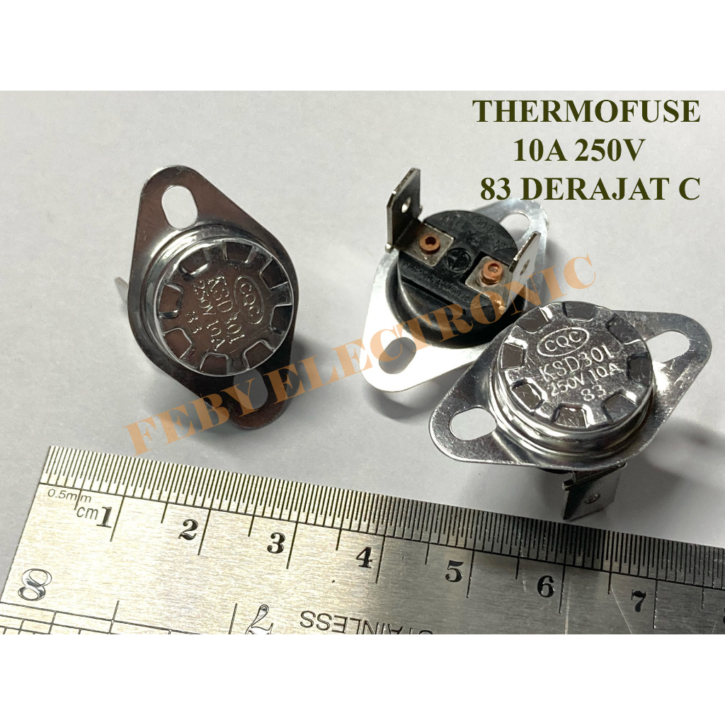 Jual THERMOSTAT TERMOSTAT TERMOFUSE KSD-301 250V 10A 83°C | Shopee Indonesia