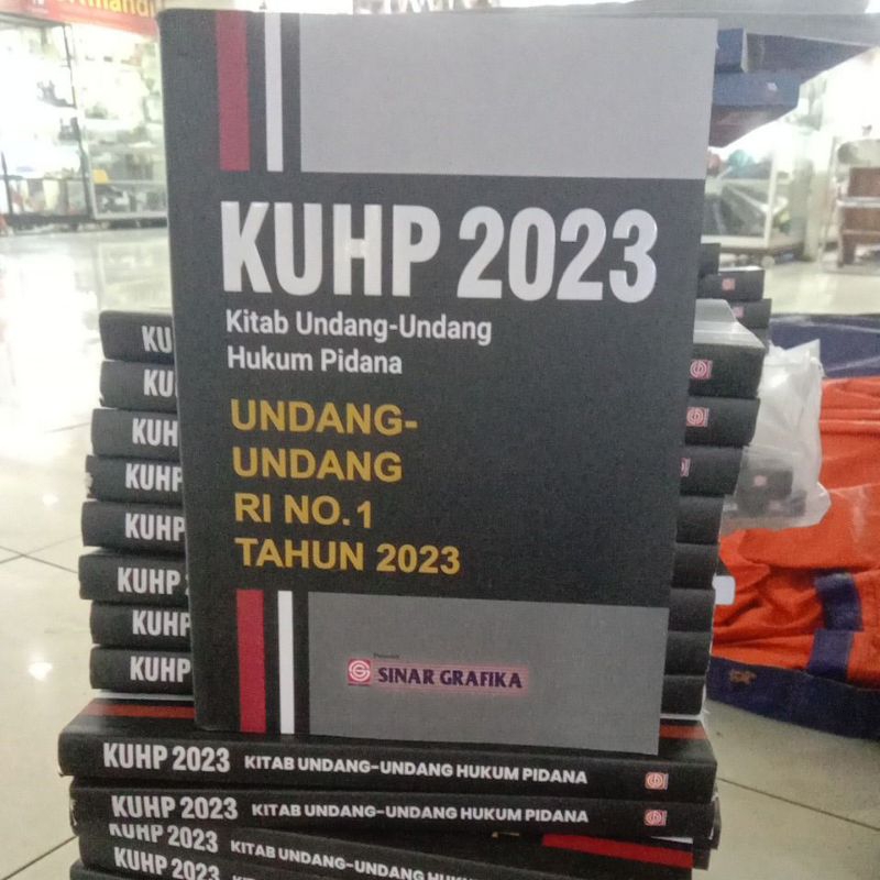 Jual buku original KUHP 2023 kitab undang undang hukum pidana Undang undang RI no 1 tahun 2023 ...