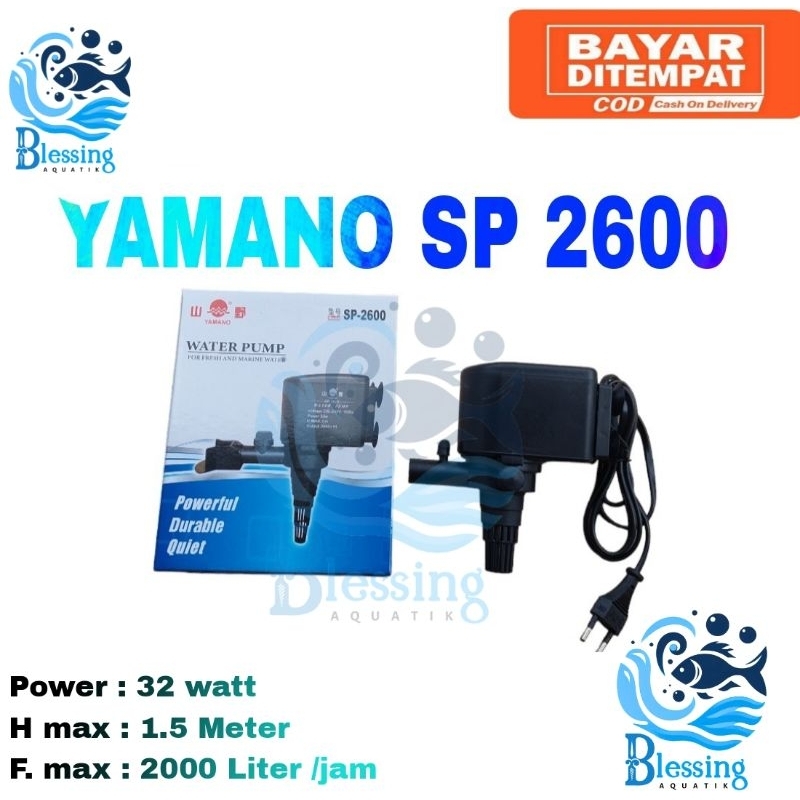 Jual Mesin Pompa Air Aquarium - YAMANO SP 2600 | Shopee Indonesia