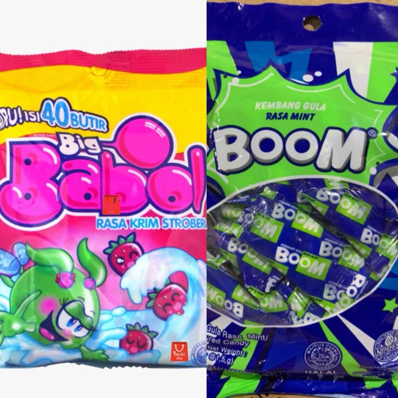 Jual Permen Big Babol Permen Karet dan Permen Boom Kembang Gula Rasa ...