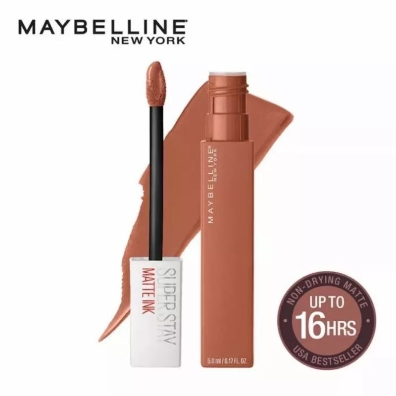 Jual Maybelline Superstay Matte Ink Liquid Matte Lipstick 75 Fighter ...