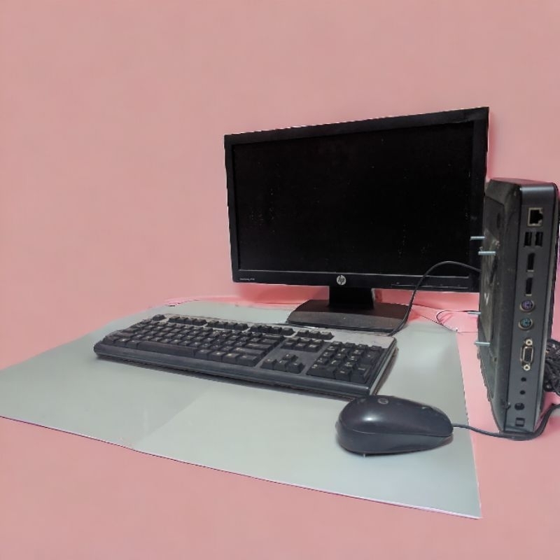 Jual Mini PC HP T620 Full SET Monitor 16 Inch | Shopee Indonesia