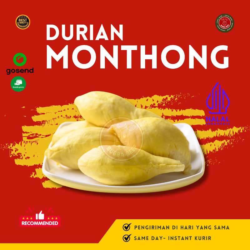 Jual Durian Monthong Frozen | Duren Montong Palu Kupas | Duren Premium Beku | Durian Montong Isi ...