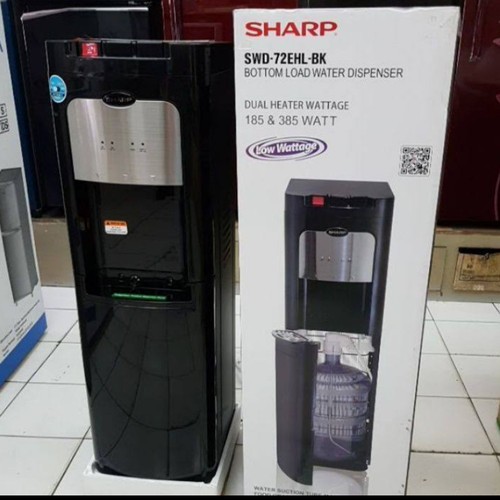 Jual DISPENSER GALON BAWAH SHARP SWD 72 EHL BK Low Watt | Shopee Indonesia