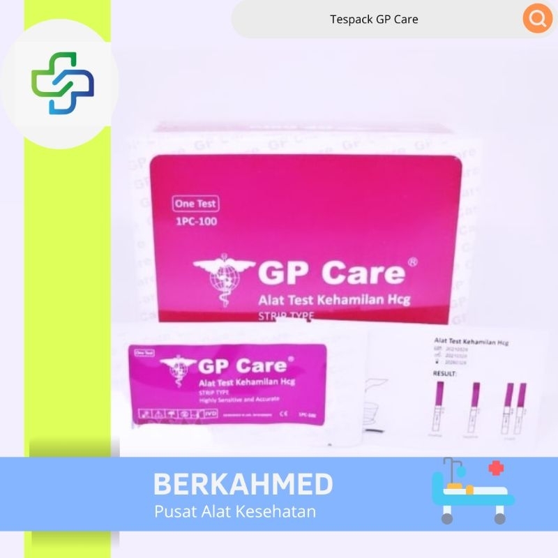 Jual Alat Test Kehamilan/ Test Pack Kehamilan Gp care eceran /Strip HCG ...