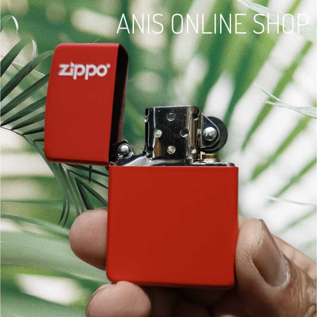 Jual Korek Api Merah Logo di atas 1 Suara / Korek Api roda Api Minyak ...