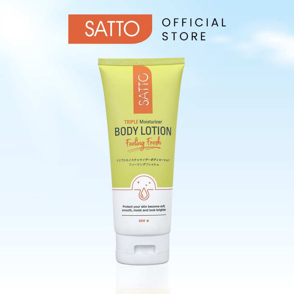 Jual Satto Triple Moisturizer Whitening Body Lotion Feeling Fresh 200 g ...