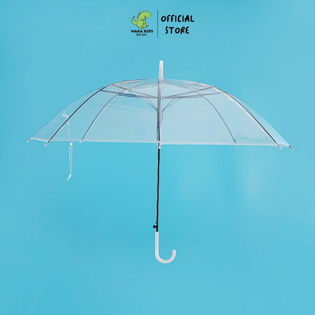 Jual Wakakids Payung Transparan Polos Bening Korea Japanese Style Model ...