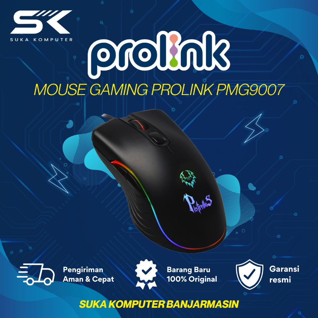 Jual MOUSE GAMING PROLINK PMG9007 | Shopee Indonesia