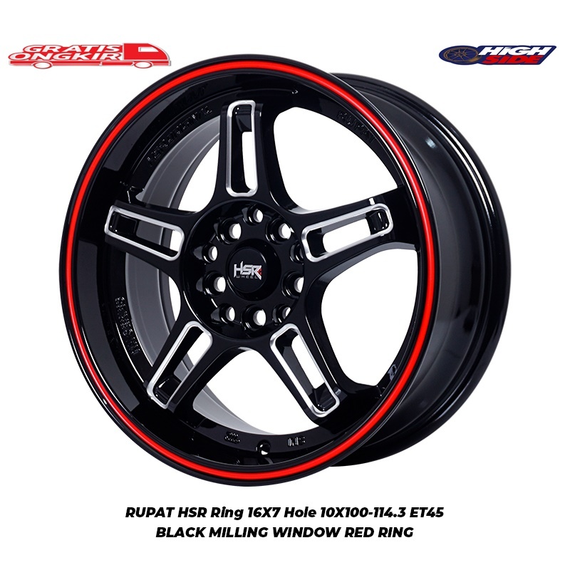 Jual Velg Racing Mobil Toyota Avanza New | Pelek Hsr Rupat R16 | Shopee Indonesia