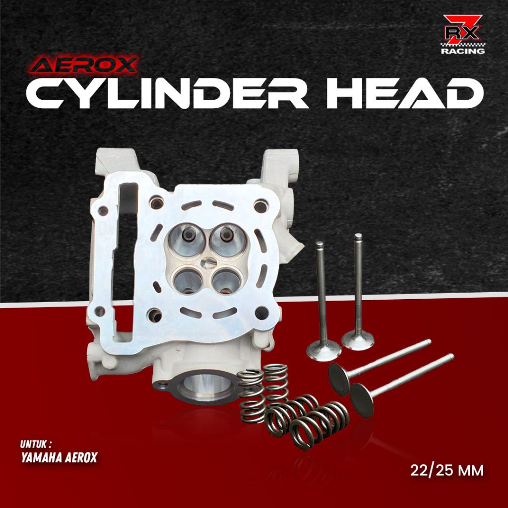 Jual Blok Head Aerox Old Aerox New Nmax New Full Isian Klep Besar 25 ...