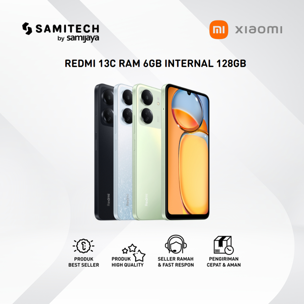 Jual HP XIAOMI REDMI 13C 6/128GB RAM 6 PENYIMPANAN 128GB | Shopee Indonesia