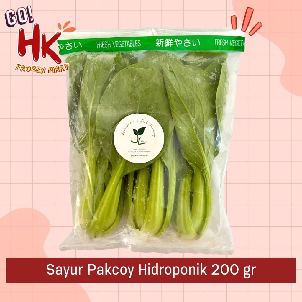 Jual Sayur Pakcoi Hidroponik 200gr | fresh segar pakcoy sawi suki pak ...