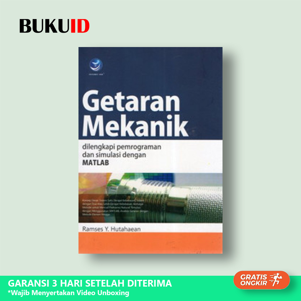 Jual Buku Getaran Mekanik dilengkapi pemrograman dan simulasi dengan ...