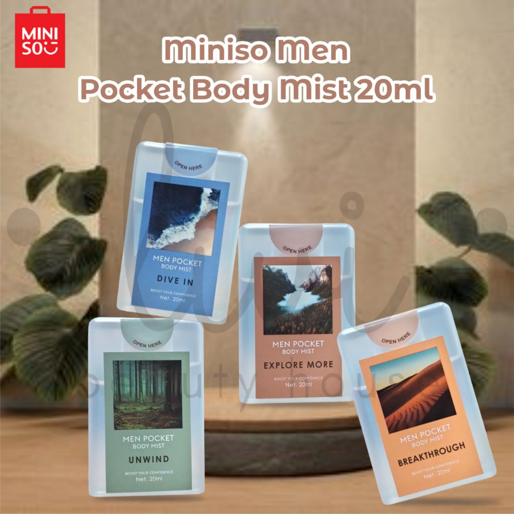 Jual LIVI - Miniso Men Pocket Body Mist 20ml | Shopee Indonesia
