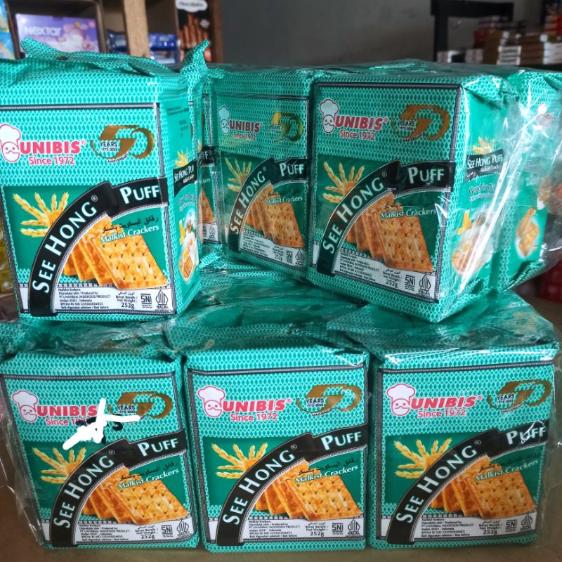 Jual Unibis See Hong Puff Malkis Crackers | Shopee Indonesia