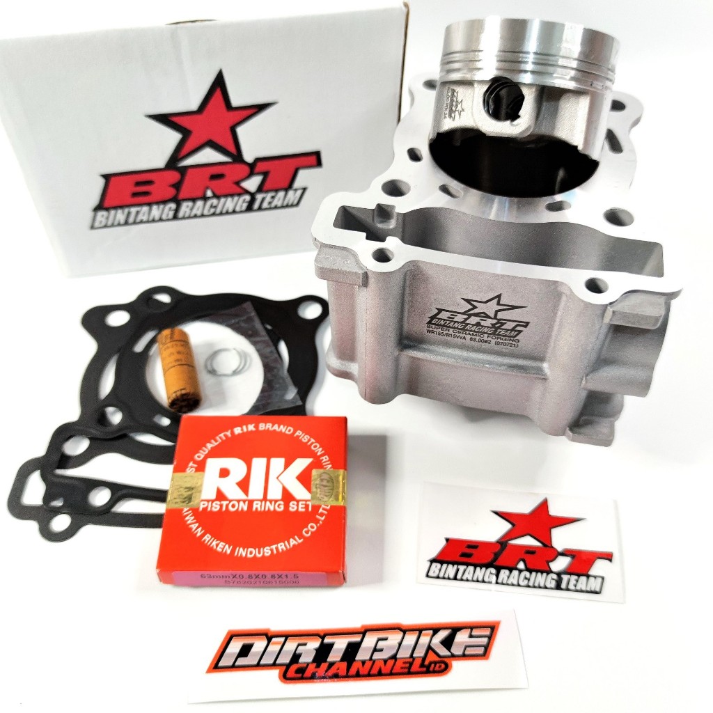 Jual Blok Ceramic BRT 63MM WR 155 R15 V3 VVA NMAX AEROX LEXI Bore Up 63 ...