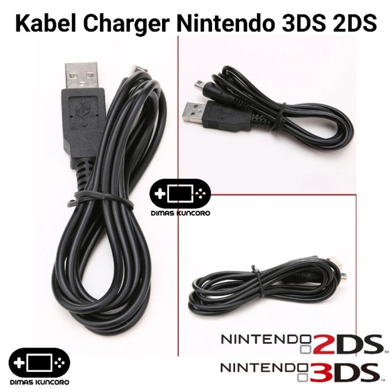 Jual Kabel Charger Nintendo 3DS 2DS charging usb dsi new reguler old xl ...