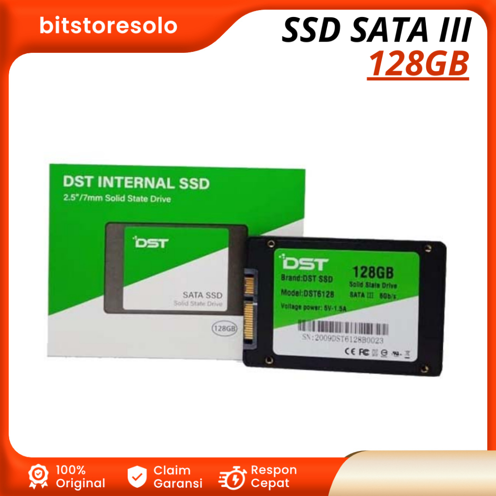 Jual SSD DST SATA III 128GB 2.5 Slim 128 GB Garansi Resmi | Shopee ...