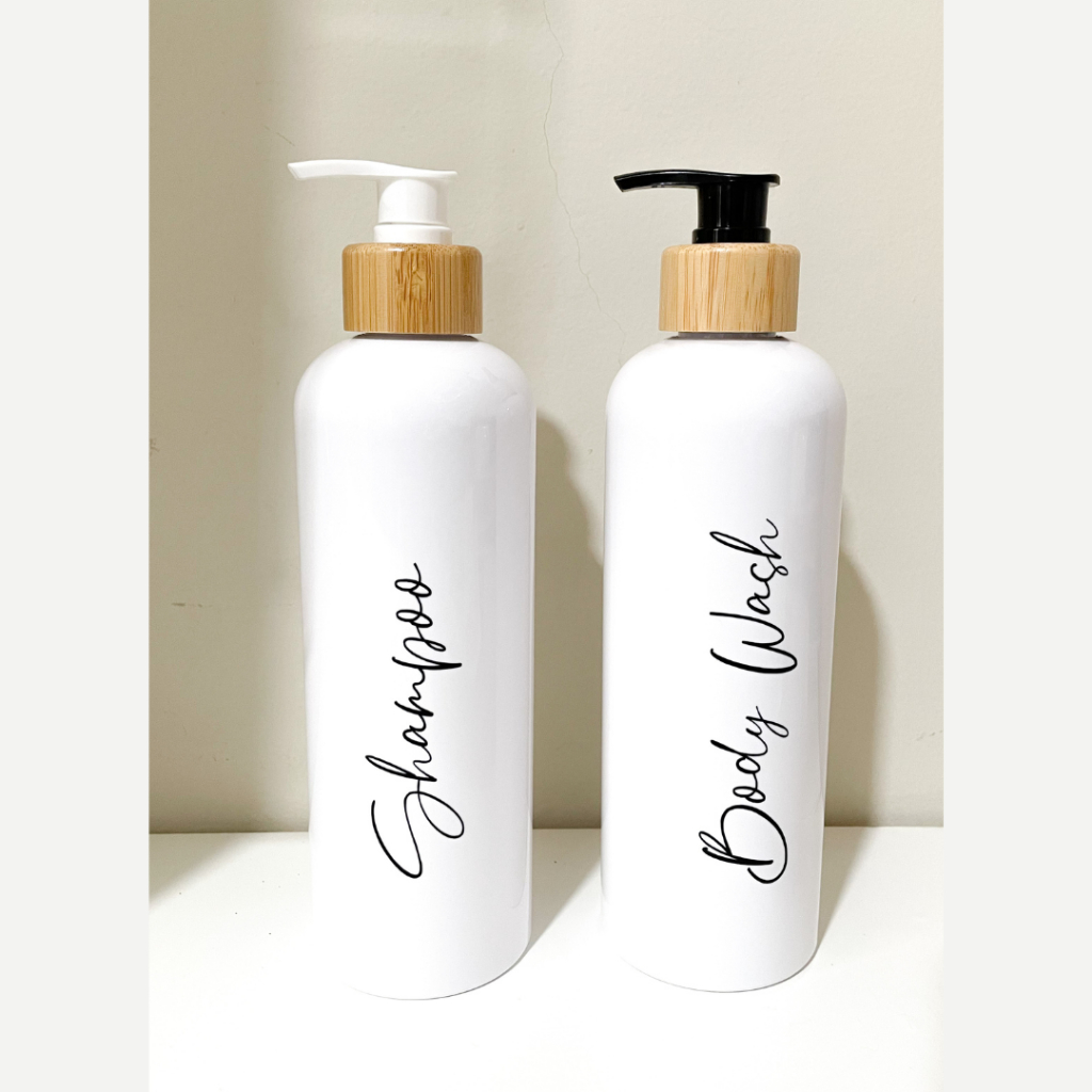 Jual Cutting Sticker Label Botol Sabun Ukuran Besar Stiker Waterproof ...