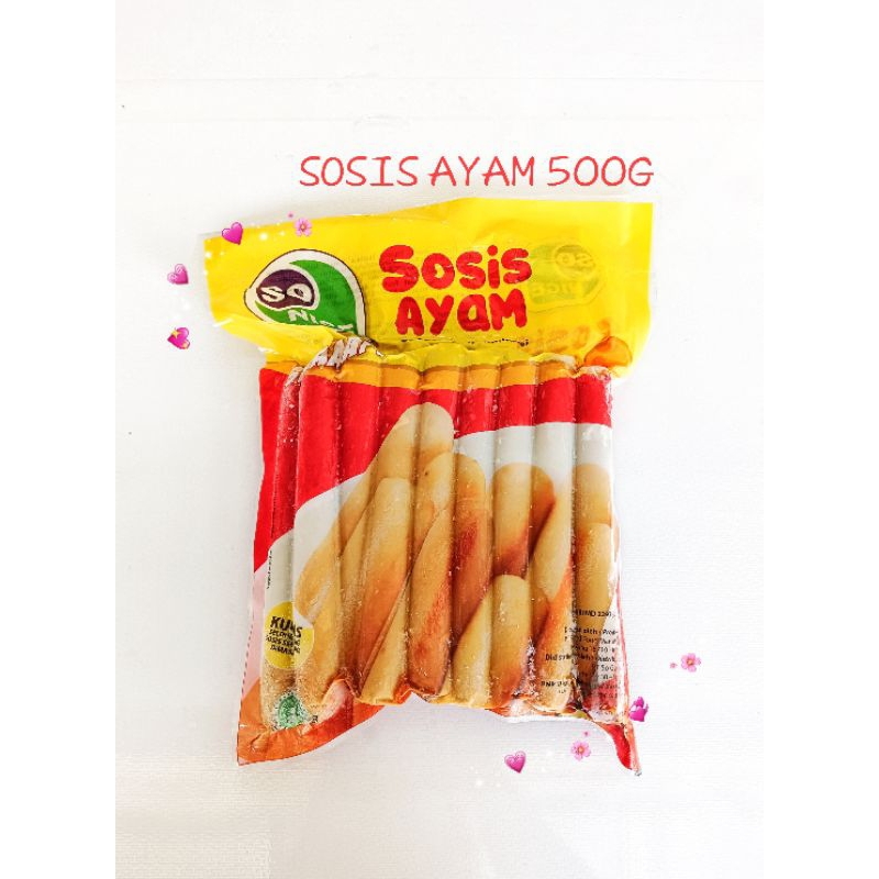 Jual SO GOOD SO NICE SOSIS AYAM SEDAP 500GR & 1KG | Shopee Indonesia