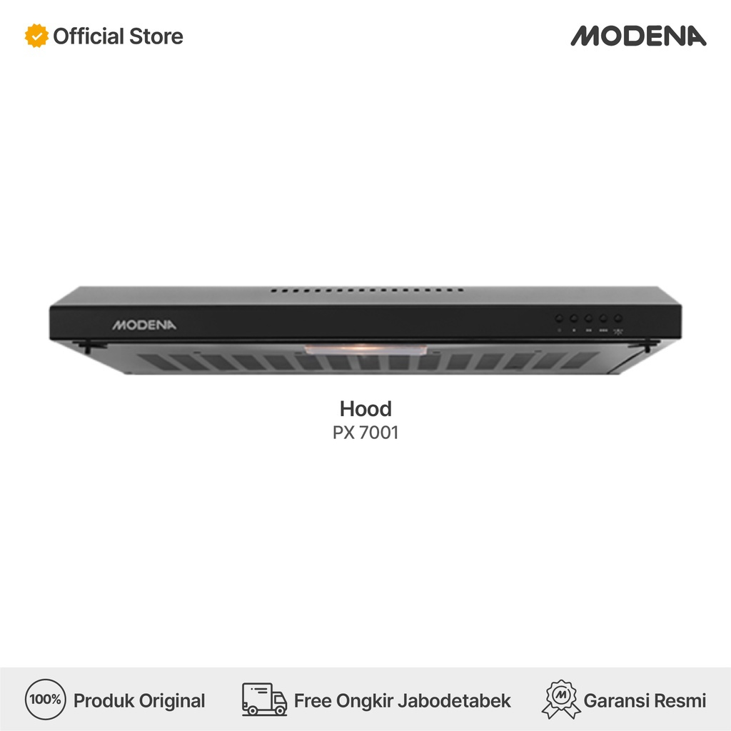 Jual Modena Cooker Hood Slim Black PX-7001 Garansi Resmi | Shopee Indonesia