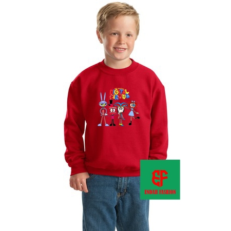Jual JAKET SWEATER ANAK THE AMAZING DIGITAL CIRCUS CHARACTER | Shopee ...