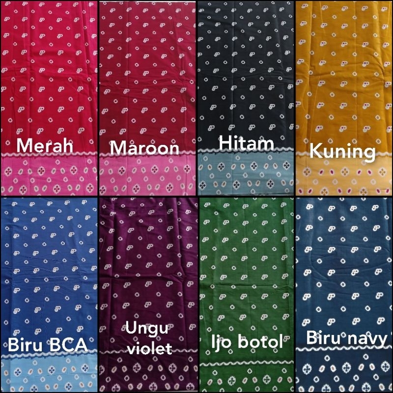 Jual Kain Jumputan / Kain Katun Jumputan Murah / Batik Jumput Kain ...