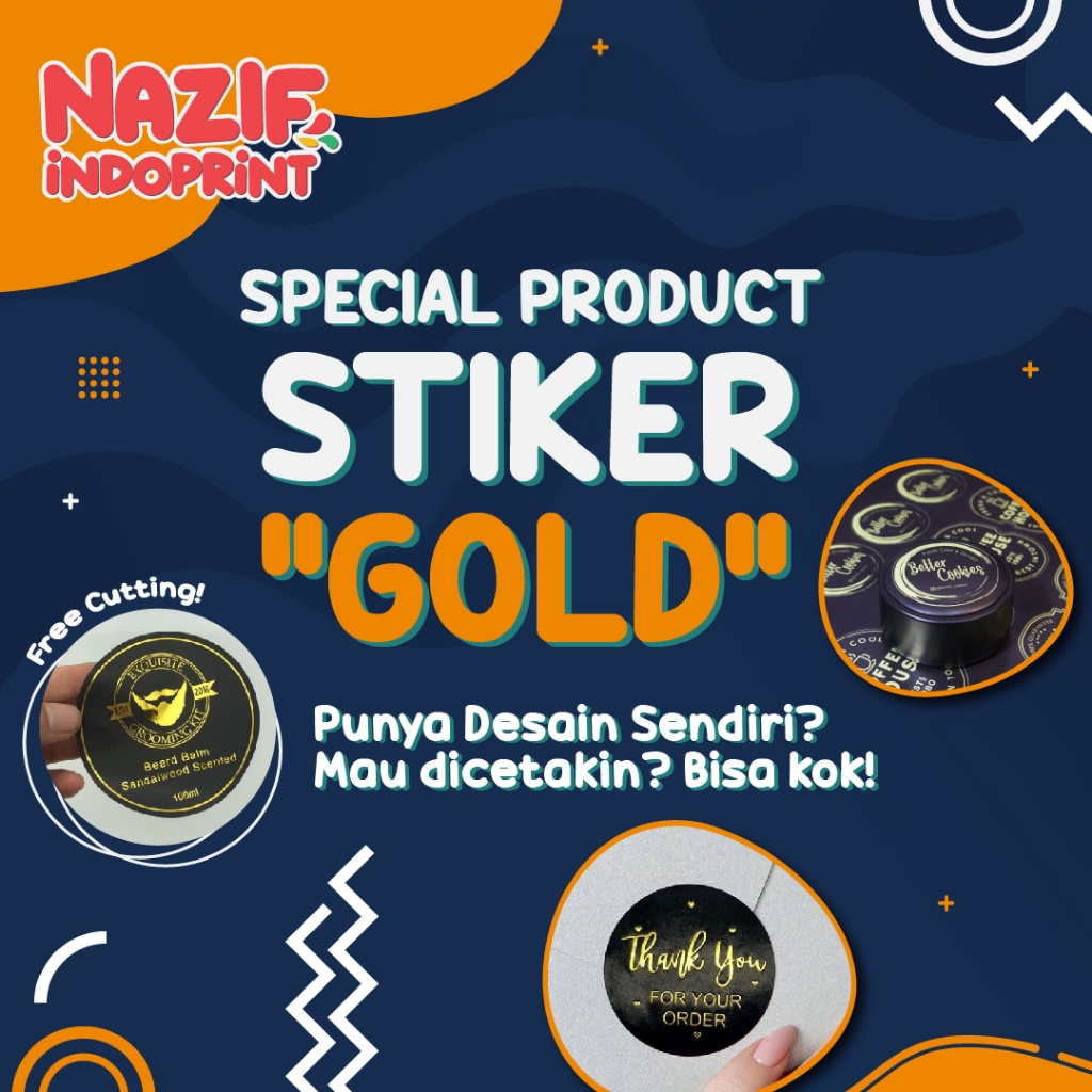 Jual [ALL BAHAN] Stiker Kemasan Label CHROMO / VINYL / TRANSPARANT ...