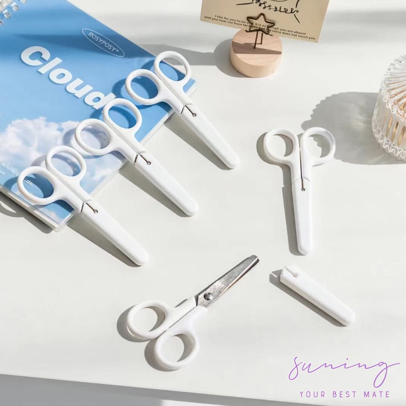 Jual Gunting Putih Aesthetic White Scissors Mini-Suning Mall | Shopee ...