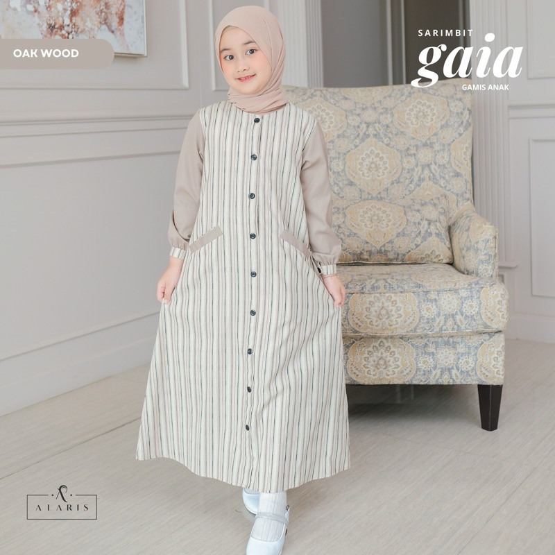 Jual Gamis Kids Gaia / Gamis anak bahan katun / Gamis anak sarimbit keluarga / Gamis anak couple ...