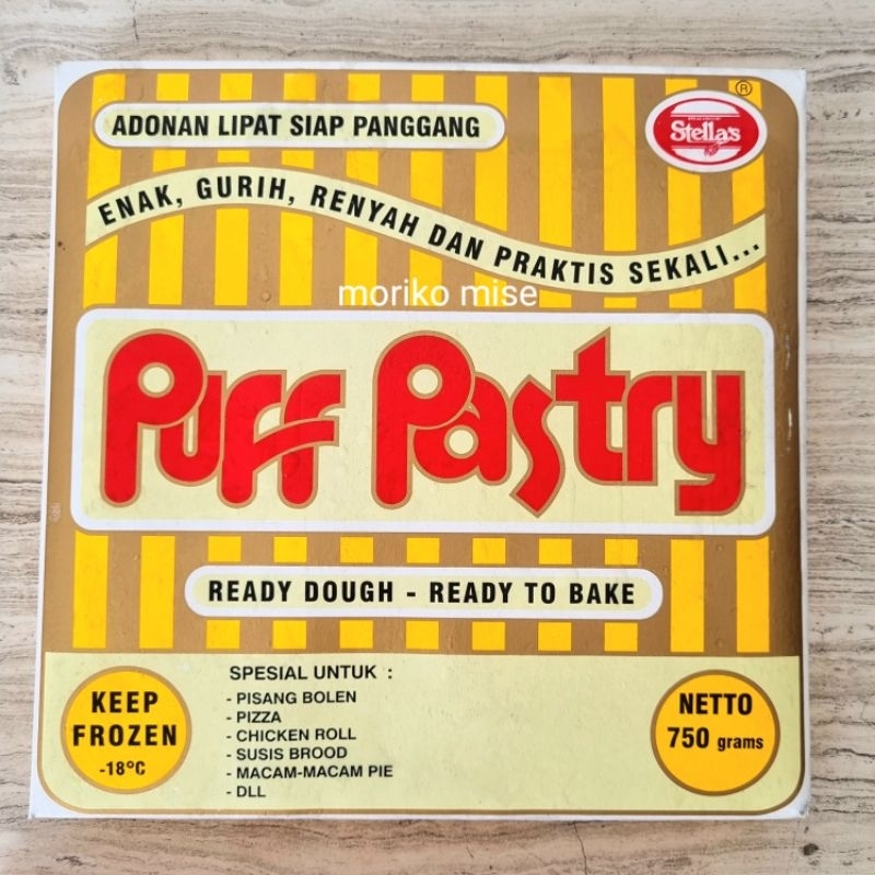 Jual DANISH 750 gr PUFF PASTRY / edo BONCHEF bonpatis STELLA puff ...