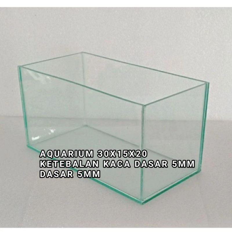 Jual AQUARIUM kaca 30x15x20 | Shopee Indonesia