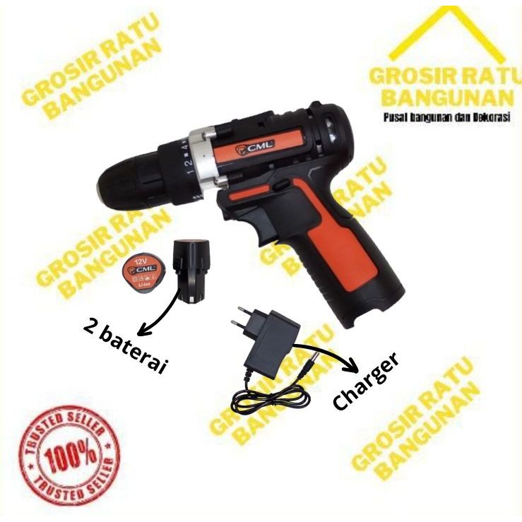 Jual CAMEL MESIN BOR CORDLESS IMPACT DRILL 12 VOLT | Shopee Indonesia