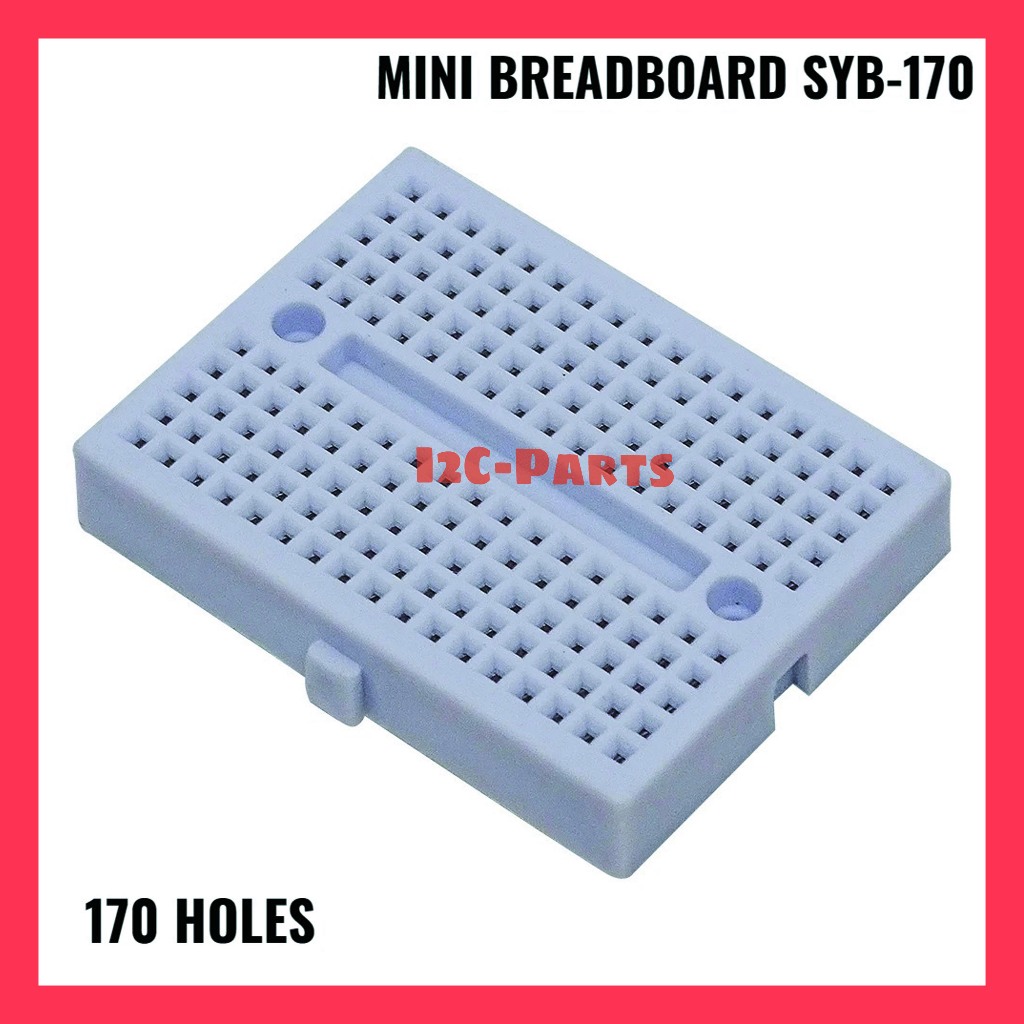 Jual SYB-170 Mini Breadboard 170 Hole Solderless PCB Circuit Board COLOR | Shopee Indonesia
