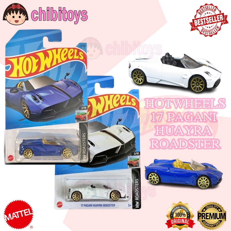 Jual Hotwheels 17 Pagani Huayra Roadster 2013 Silver 2019 Hijau Hitam