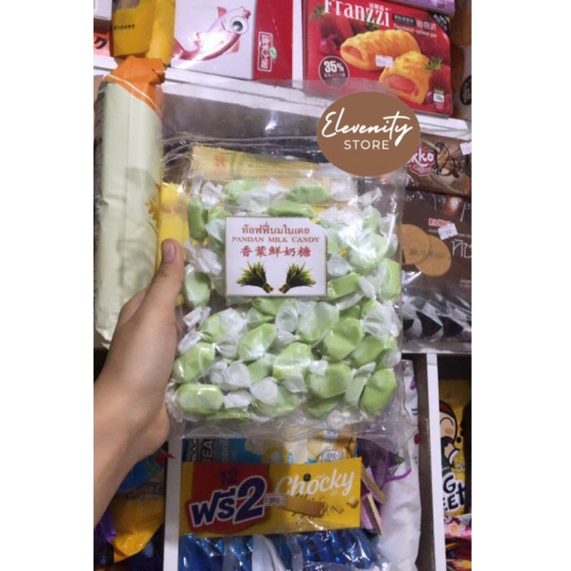 Jual Milk Candy Madam AOI Thailand Pandan Mango Coconut Durian ECER ...