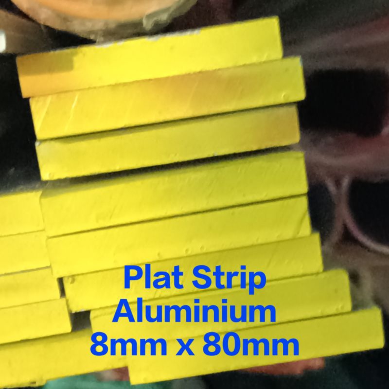 Jual Plat Strip Aluminium 8mm x 80mm x 500mm | Shopee Indonesia
