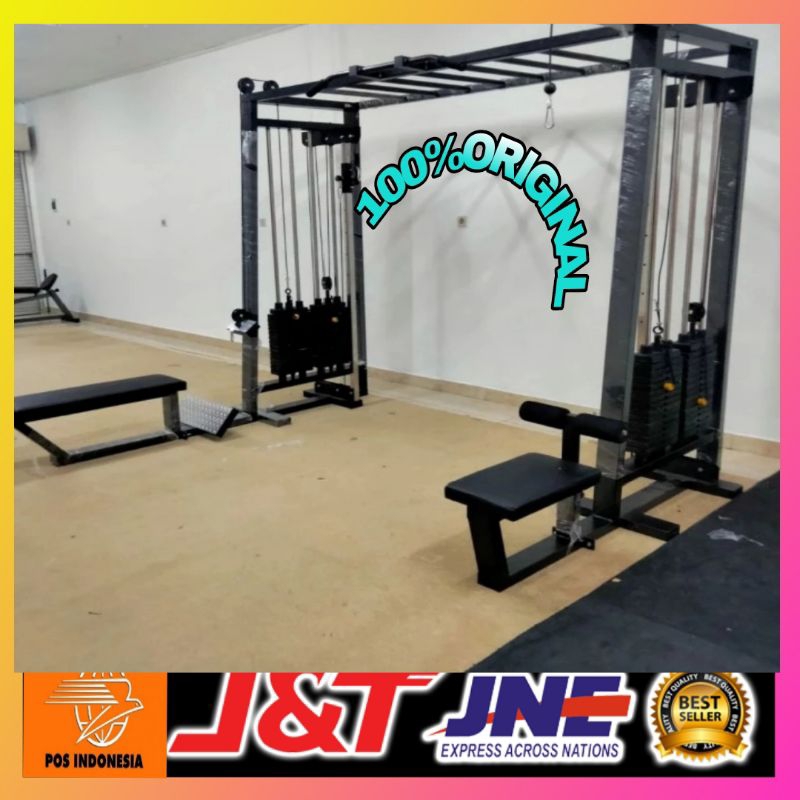 Jual cable crossover-4 stack(original) cable crossover-gym-fitnes ...