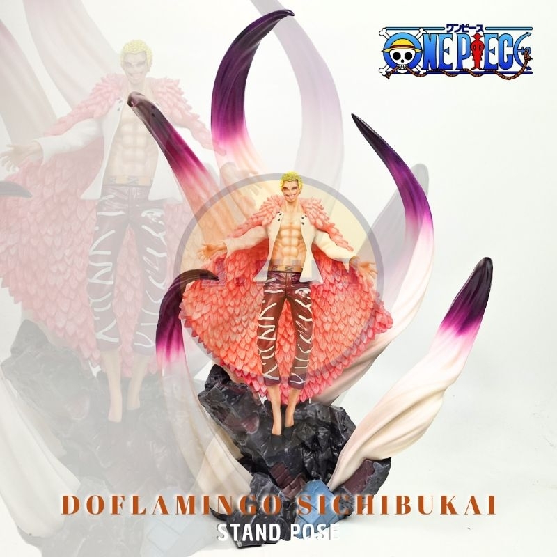 Jual Action Figure Doflamingo Shicibukai Statue Onepiece Stand Pose ...