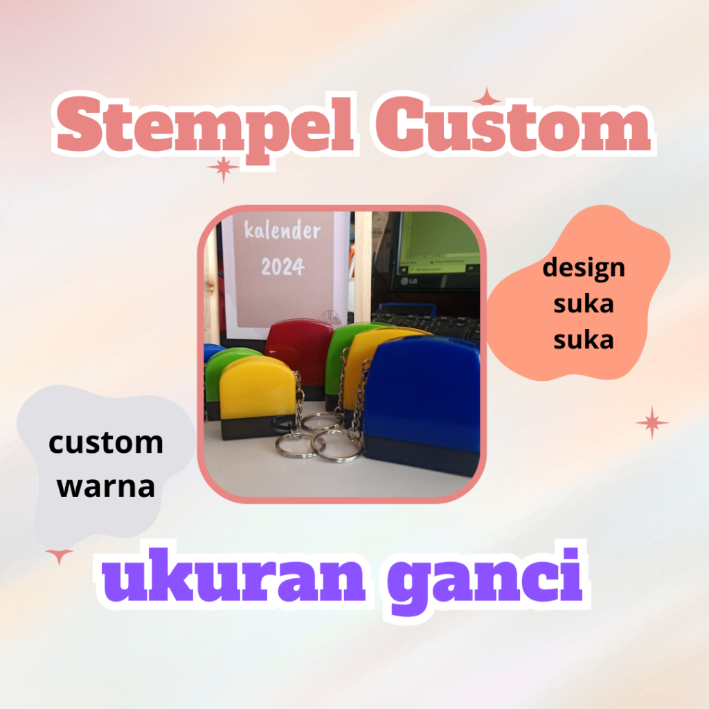 Jual stampel ganci untuk nama dan nik/nim | Shopee Indonesia