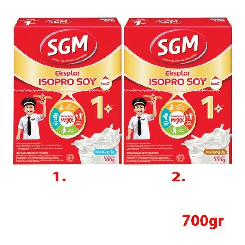 Jual Susu SGM 1+ Ekspor Isopro Soy Soya Usia 1-5 Tahun Vanila / Madu ...