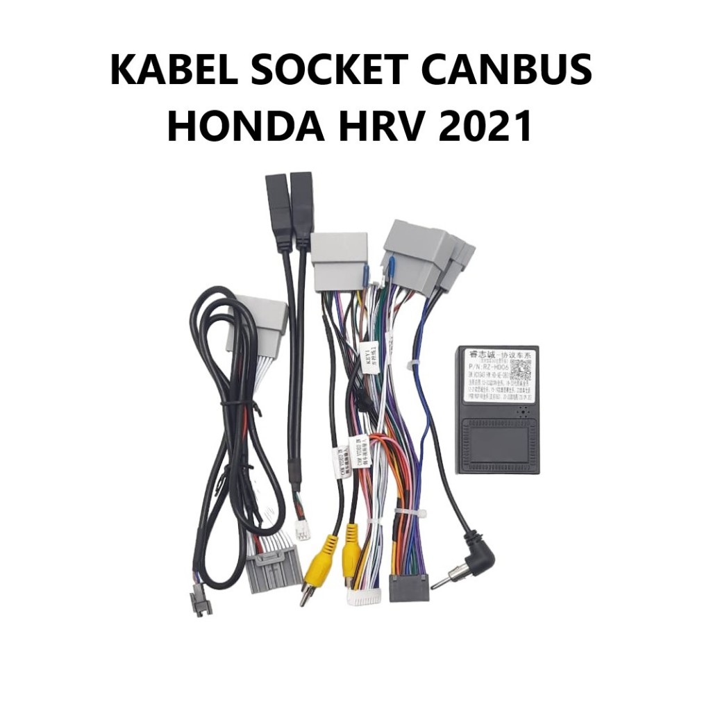 Jual kabel soket PNP head unit android plus canbus Honda HRV HR-V 2021 ...
