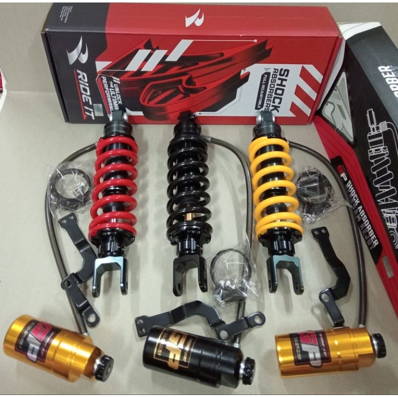 Jual MONOSHOCK SHOK BELAKANG RIDE IT GP103 TABUNG PISAH CB150R OLD/CB 150R LED/CBR 150R FACELIFT ...