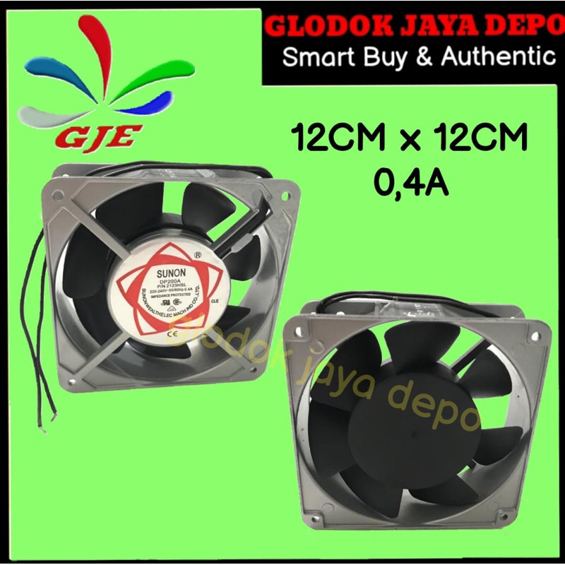 Jual KIPAS PENDINGIN COOLING FAN 12CM x 12CM AC SUNON 220V 7BALING | Shopee Indonesia