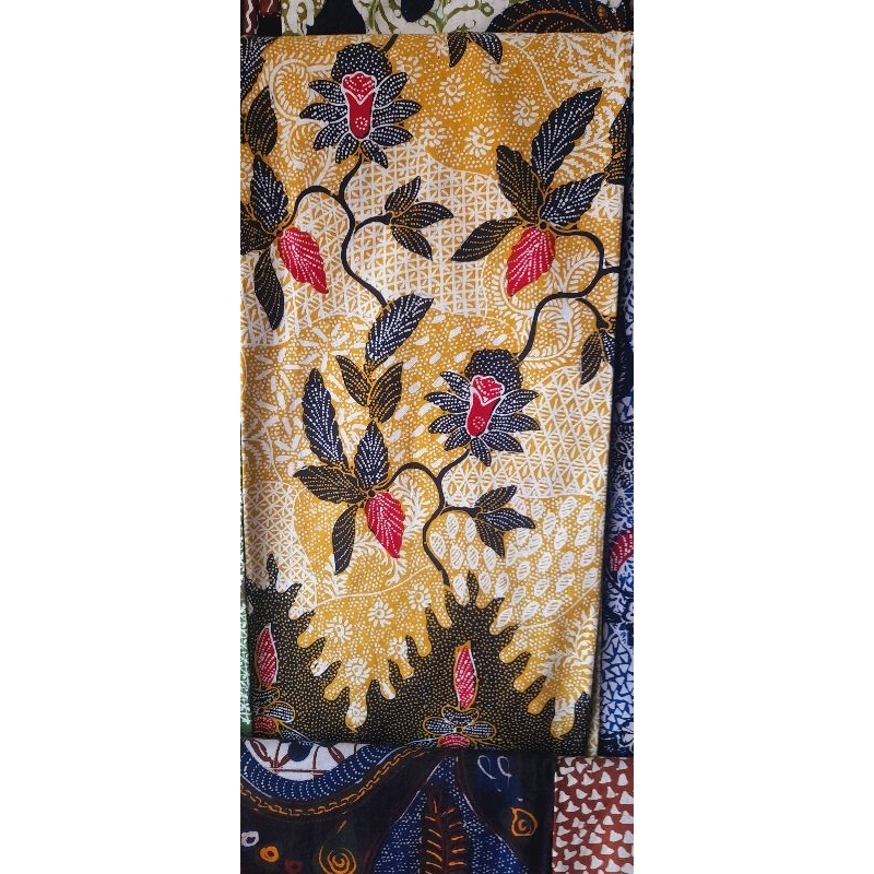Jual Kain Batik Tulis Pamekasan Madura Seri Warna Cerah Meriah | Shopee ...