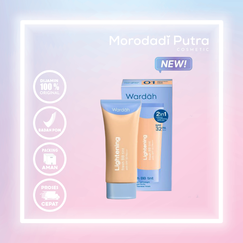 Jual WARDAH - BB Cream / Lightening Fresh BB Tint - 15 mL / 30 mL | Shopee Indonesia
