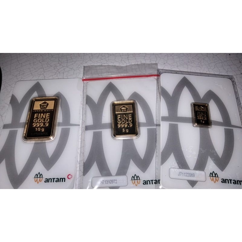 Jual ASa Emas Logam Mulia Emas Batangan Antam Certieye Redmark 2 Gram ...