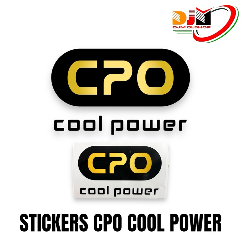 Jual Stiker CPO Cool Power Tempelan Cpo 1pcs | Shopee Indonesia