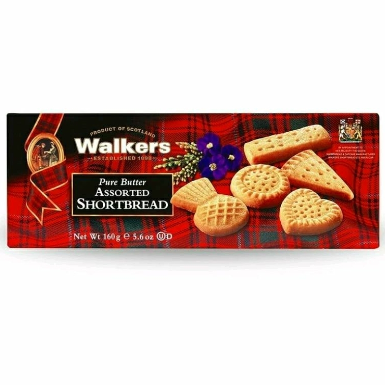 Jual WALKERS Pure Butter Assorted Shortbread 160g | Shopee Indonesia